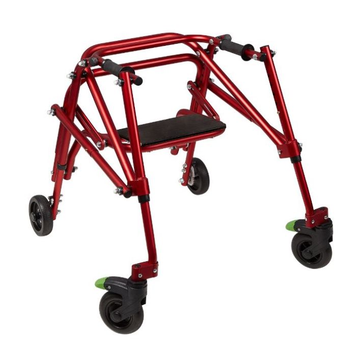 Klip 4 Wheeled Posterior Walker with Seat Size 2